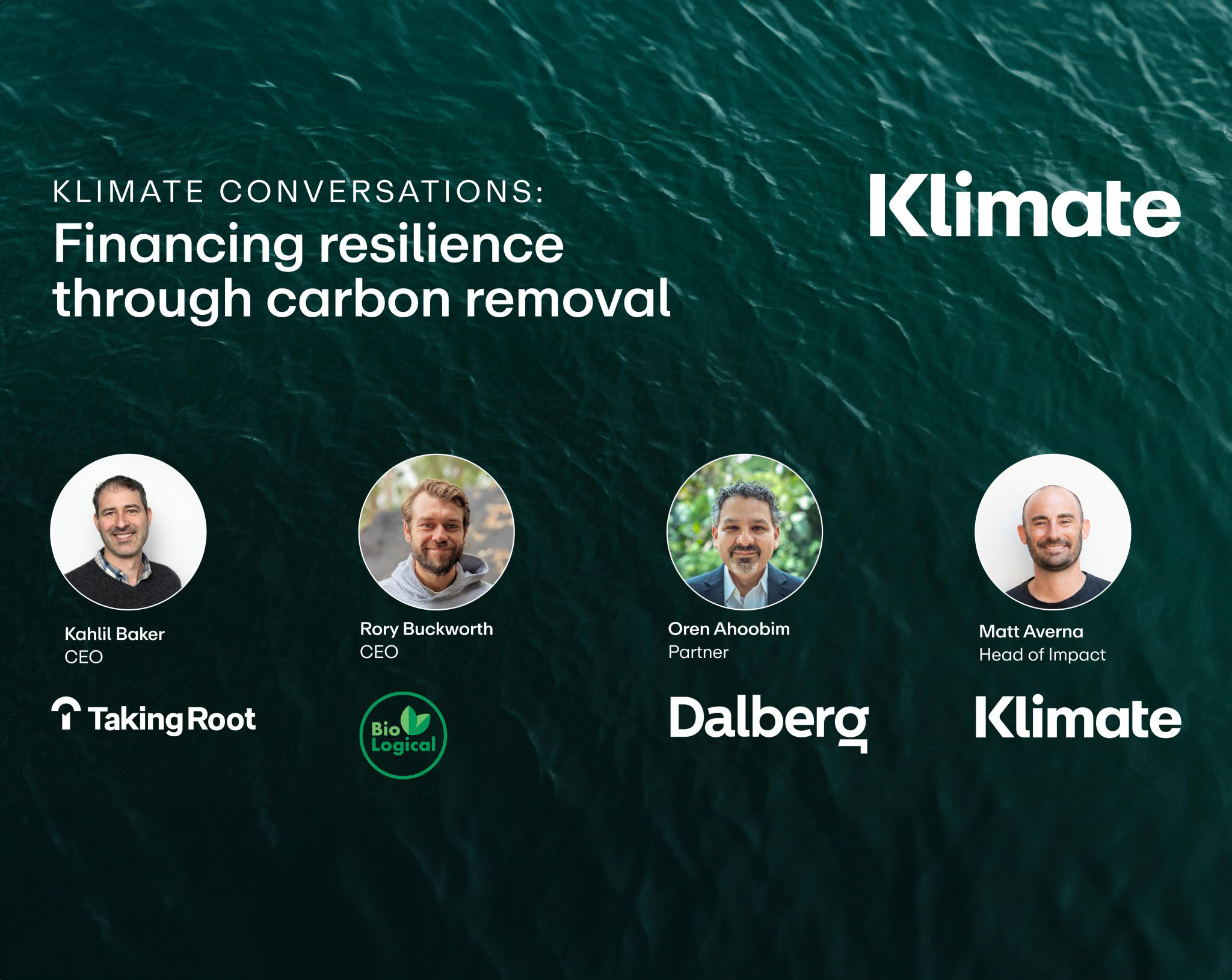 Webinar: Financing resilience through carbon removal - Taking Root